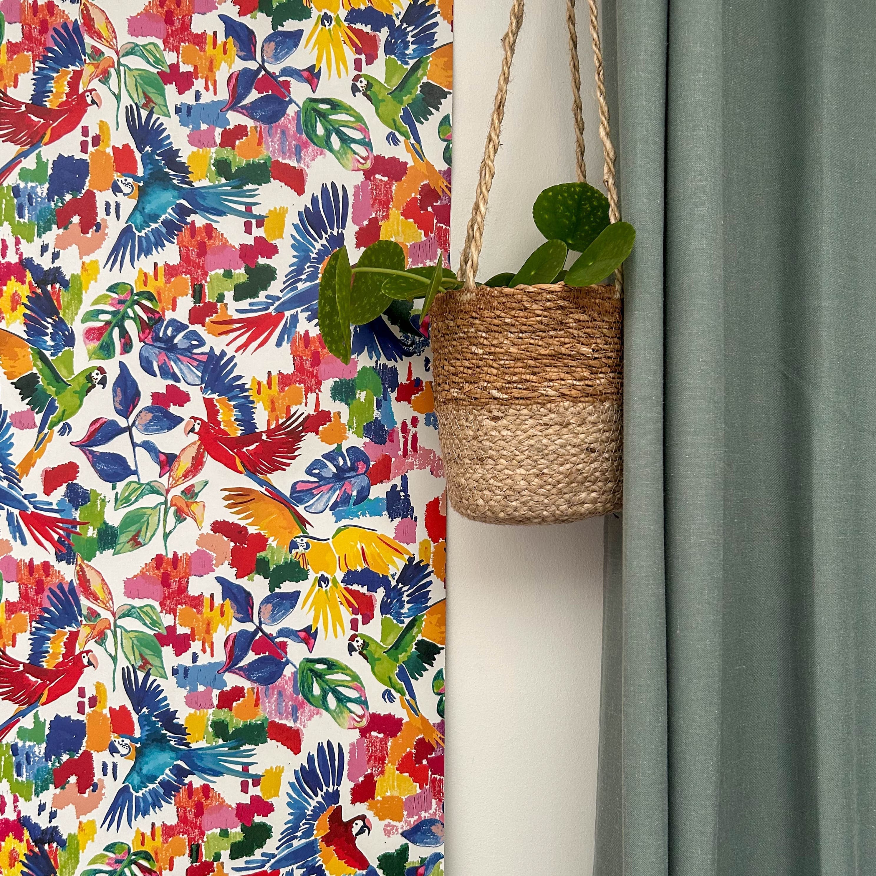 Rampinetta Papier peint Papier peint Design textile, motifs colorés Papier peint - Amazonia ...